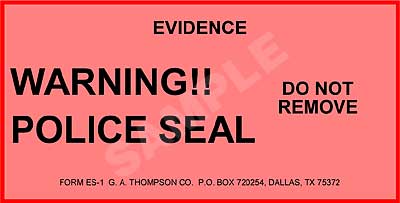 Evidence Sticker (ES-1)